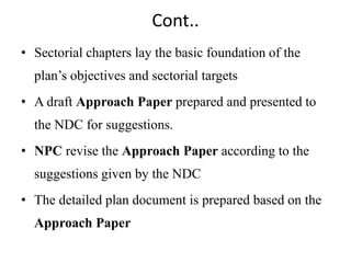 National health policy & plan process in nepal | PPTX