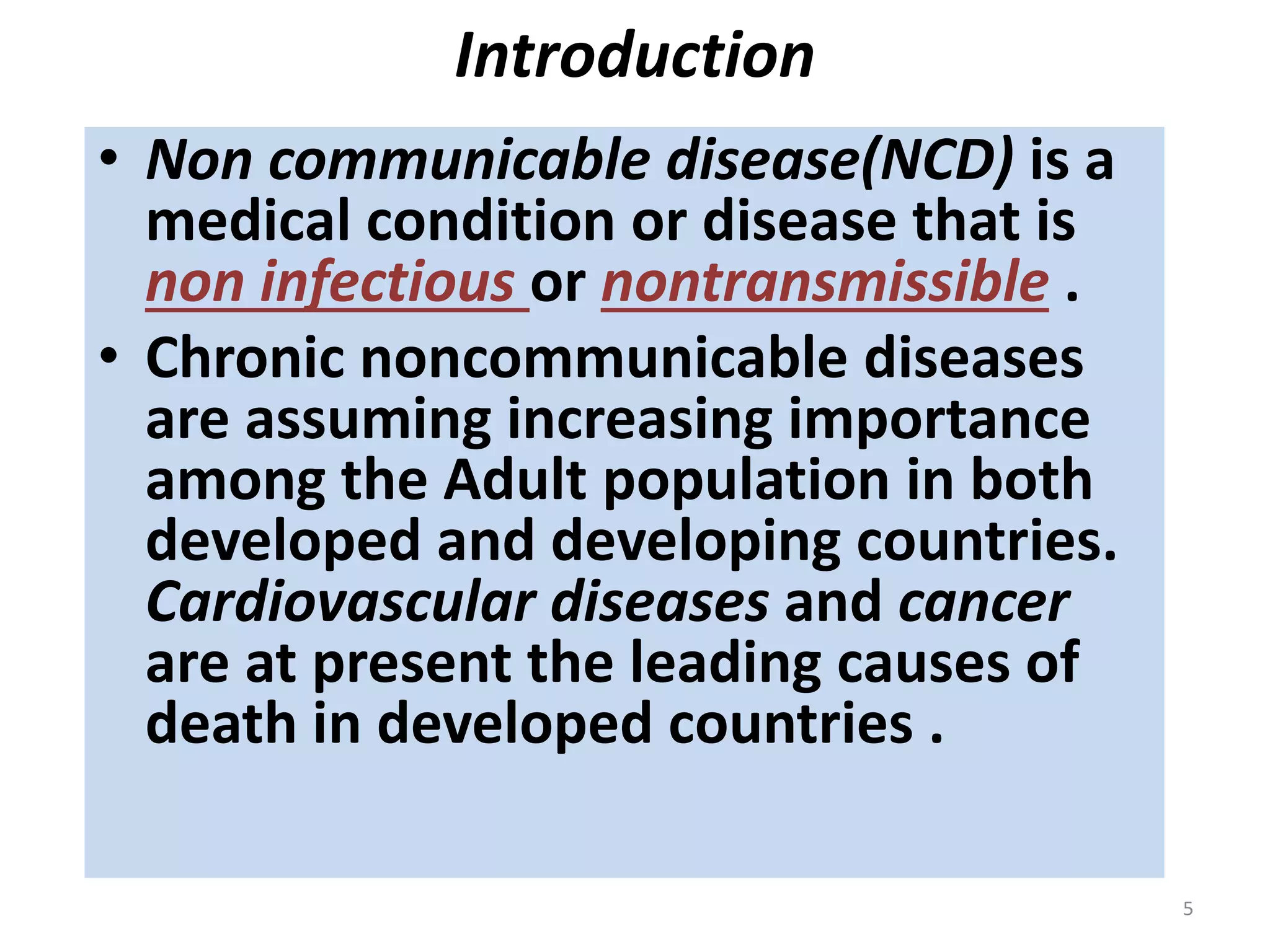 National health programes for non communicable disease | PPTX