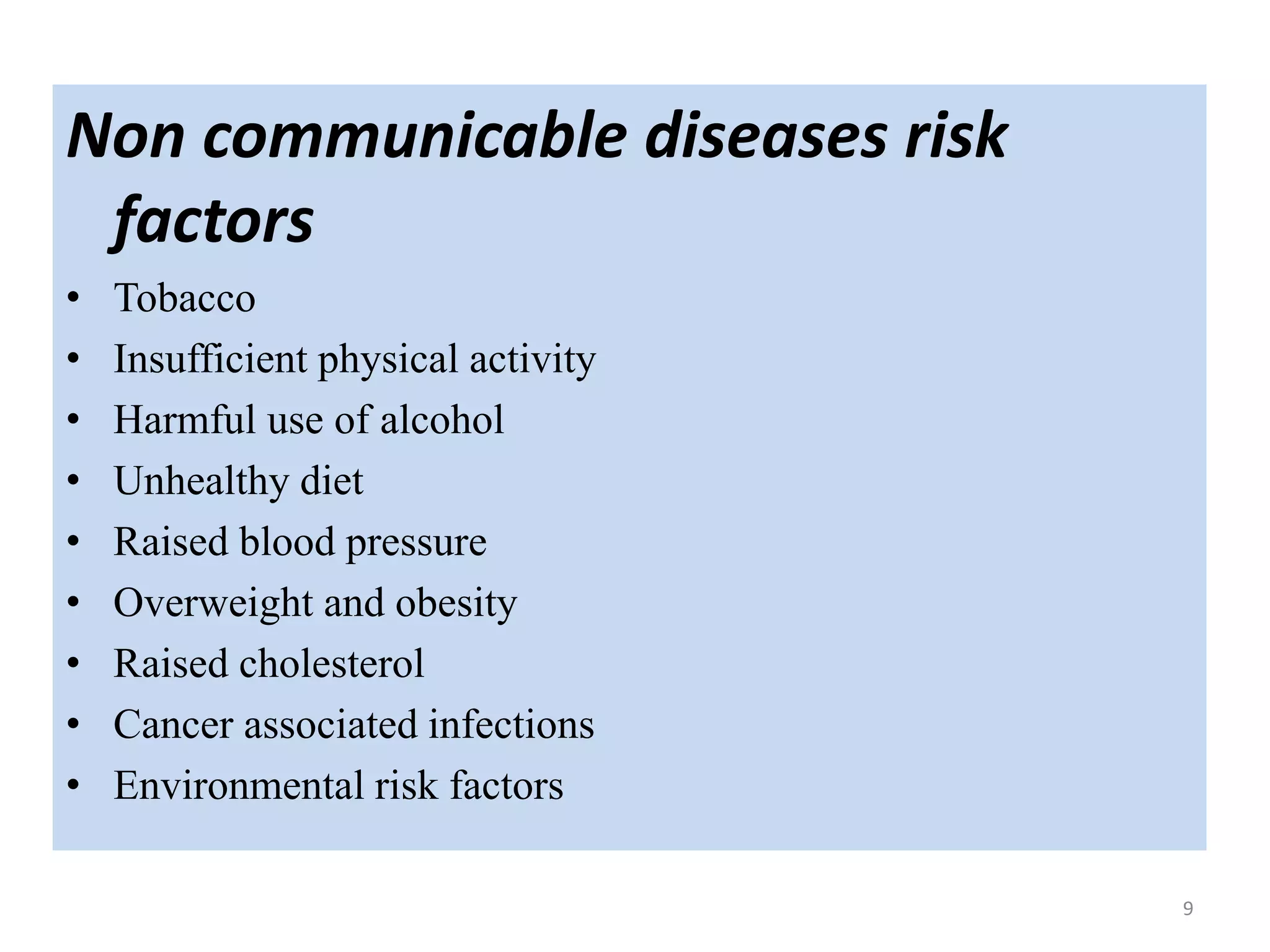 National health programes for non communicable disease | PPTX
