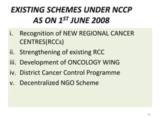 National health programes for non communicable disease | PPTX