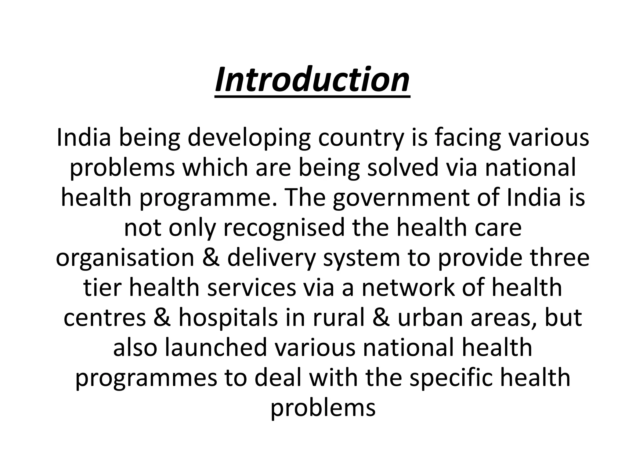 National health programm | PPTX