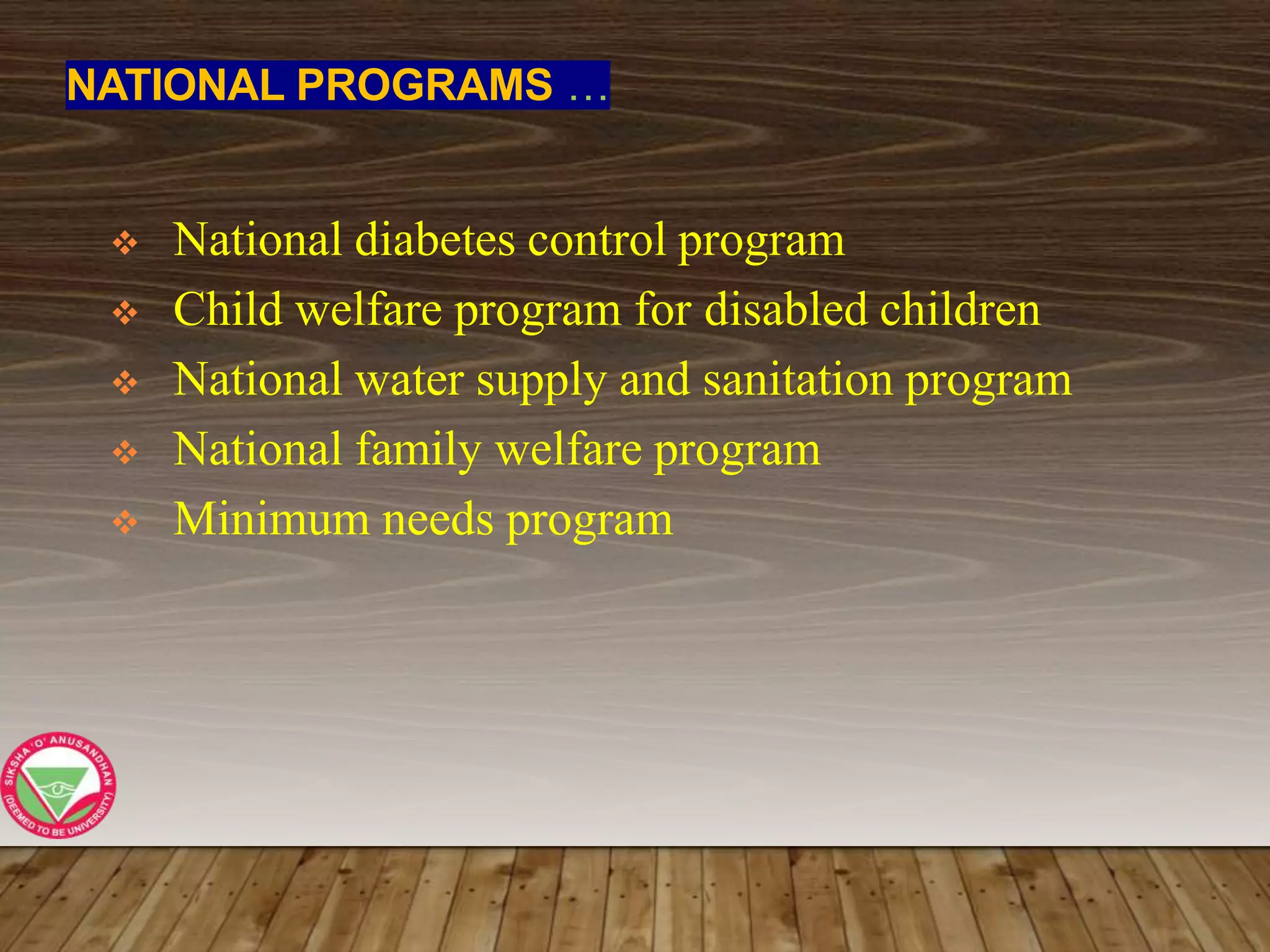 National Child Health Programme | PPTX