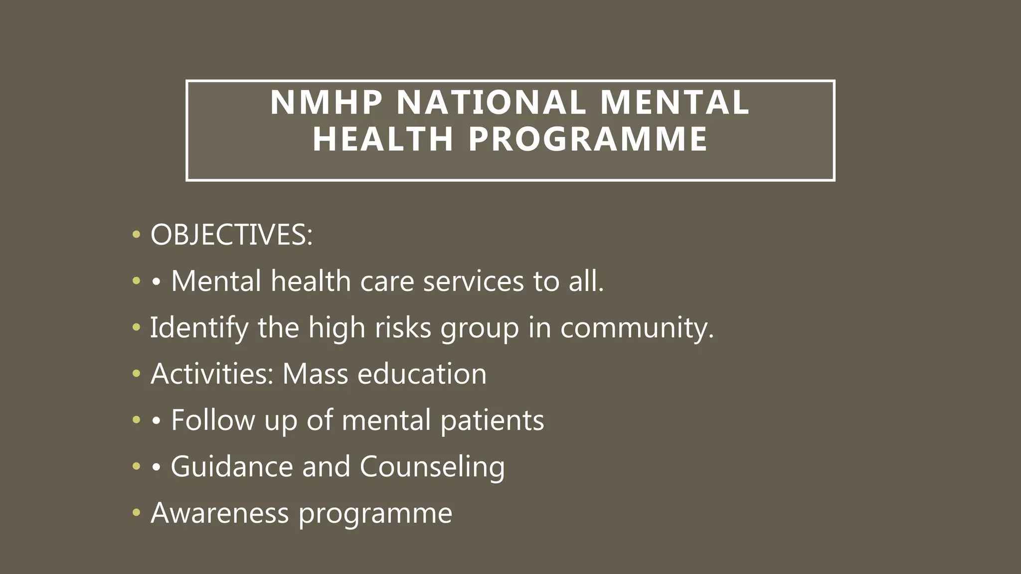 National health programme CHN | PPTX | Infectious Diseases | Diseases ...