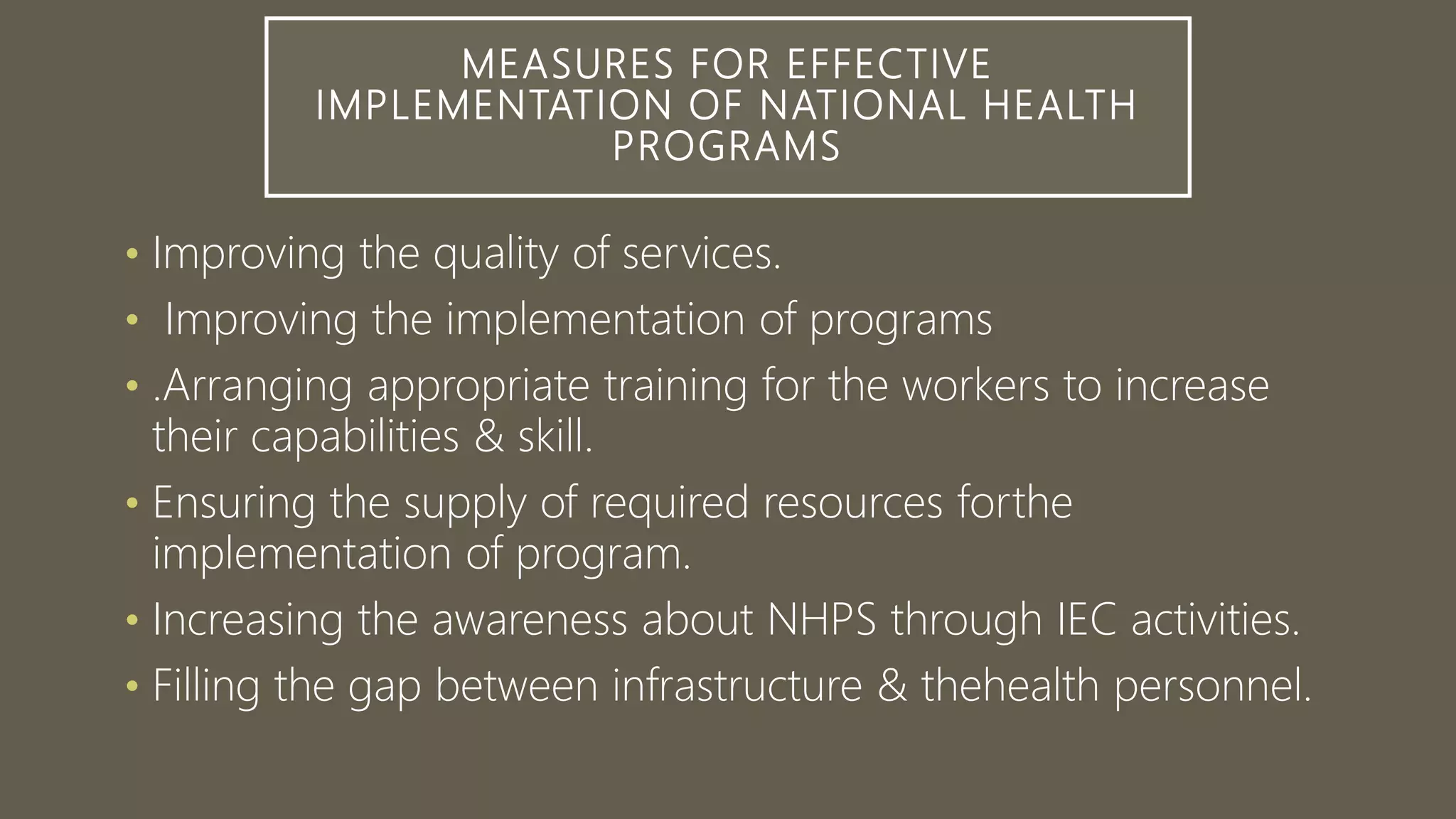 National health programme CHN | PPTX