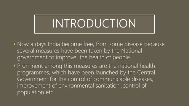 National health programme CHN | PPTX