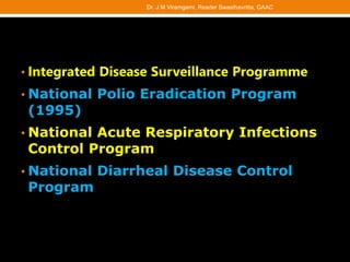 National health programme intro | PPT