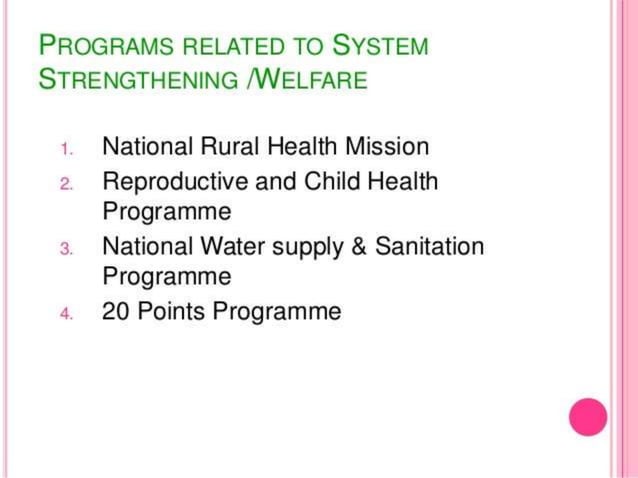 National health programmes | PPT