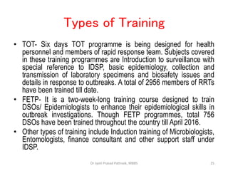 National health programmes of integrated disease surveillance program | PPT