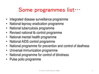 National health programmes of integrated disease surveillance program | PPT