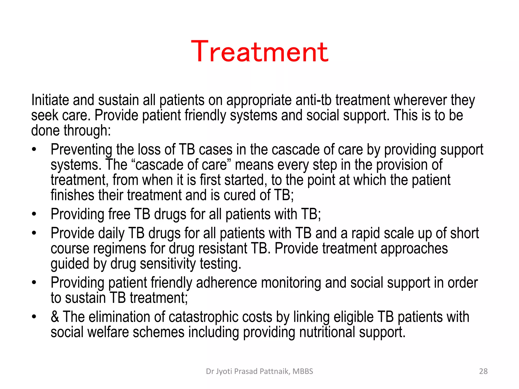 National Health Programmes for TB control in India | PPTX
