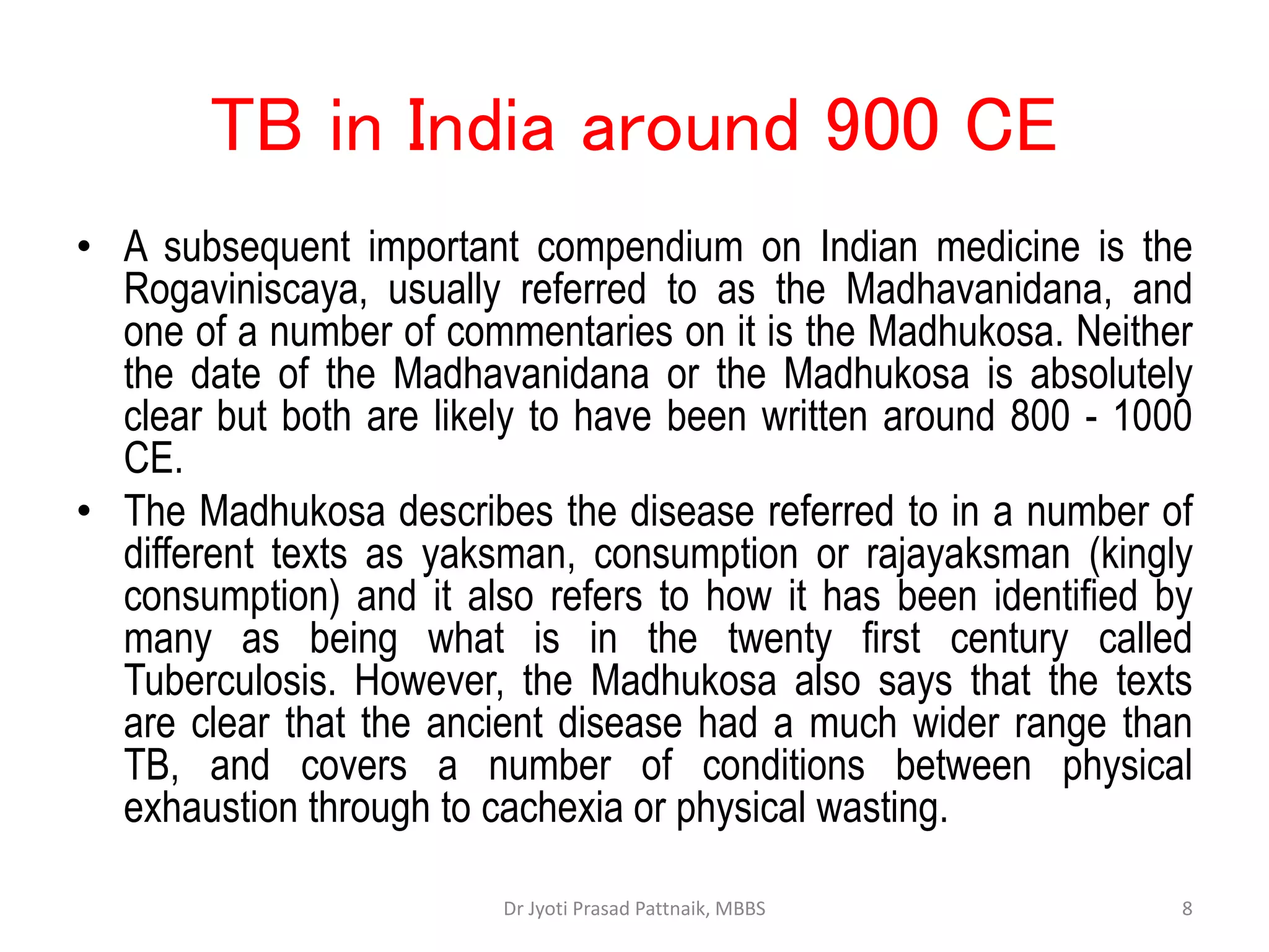 National Health Programmes for TB control in India | PPTX