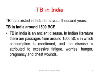 National Health Programmes for TB control in India | PPTX