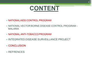 National Health Programms AIDS, Malaria.pptx