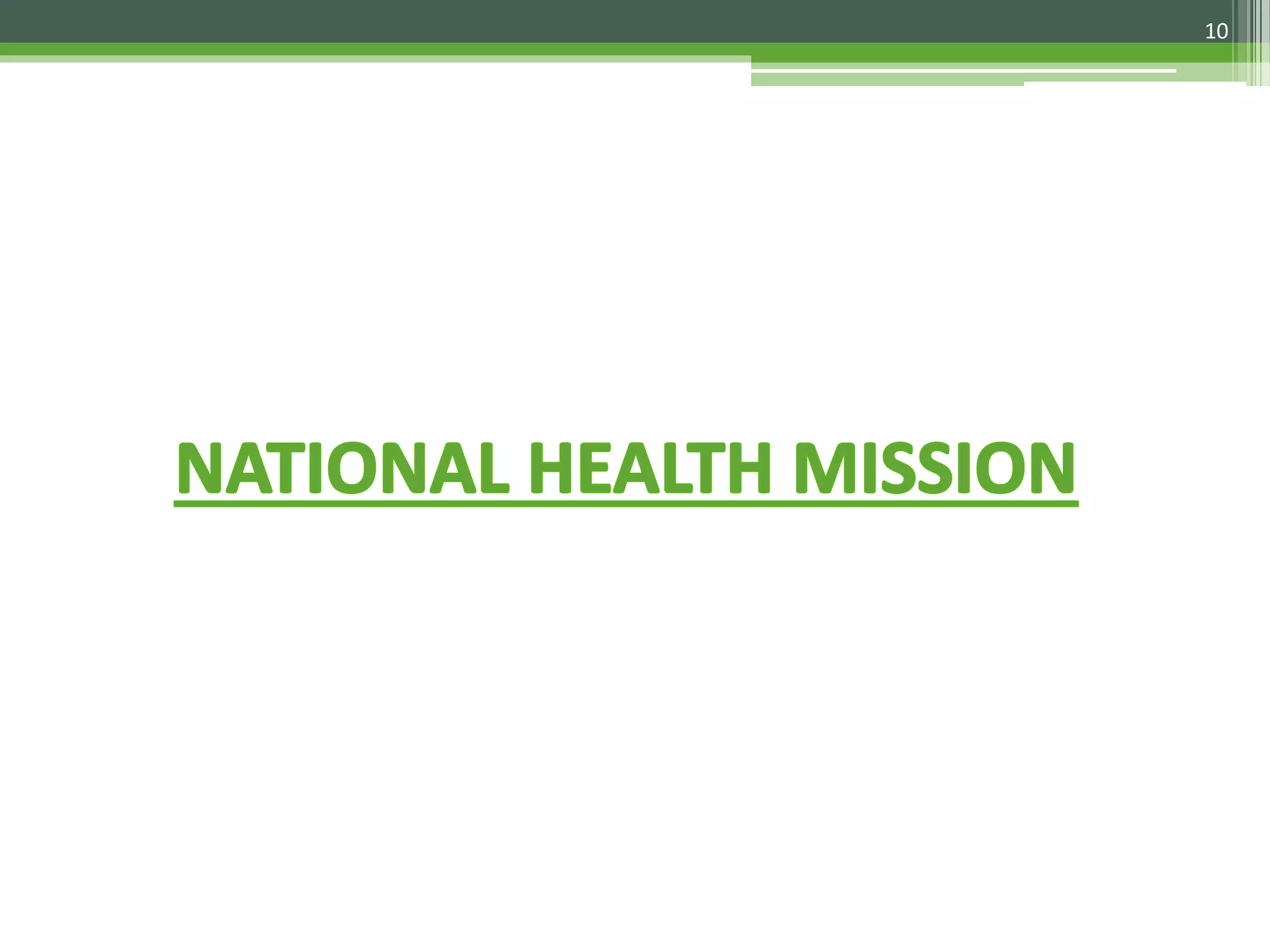 National health programs of India | PPTX