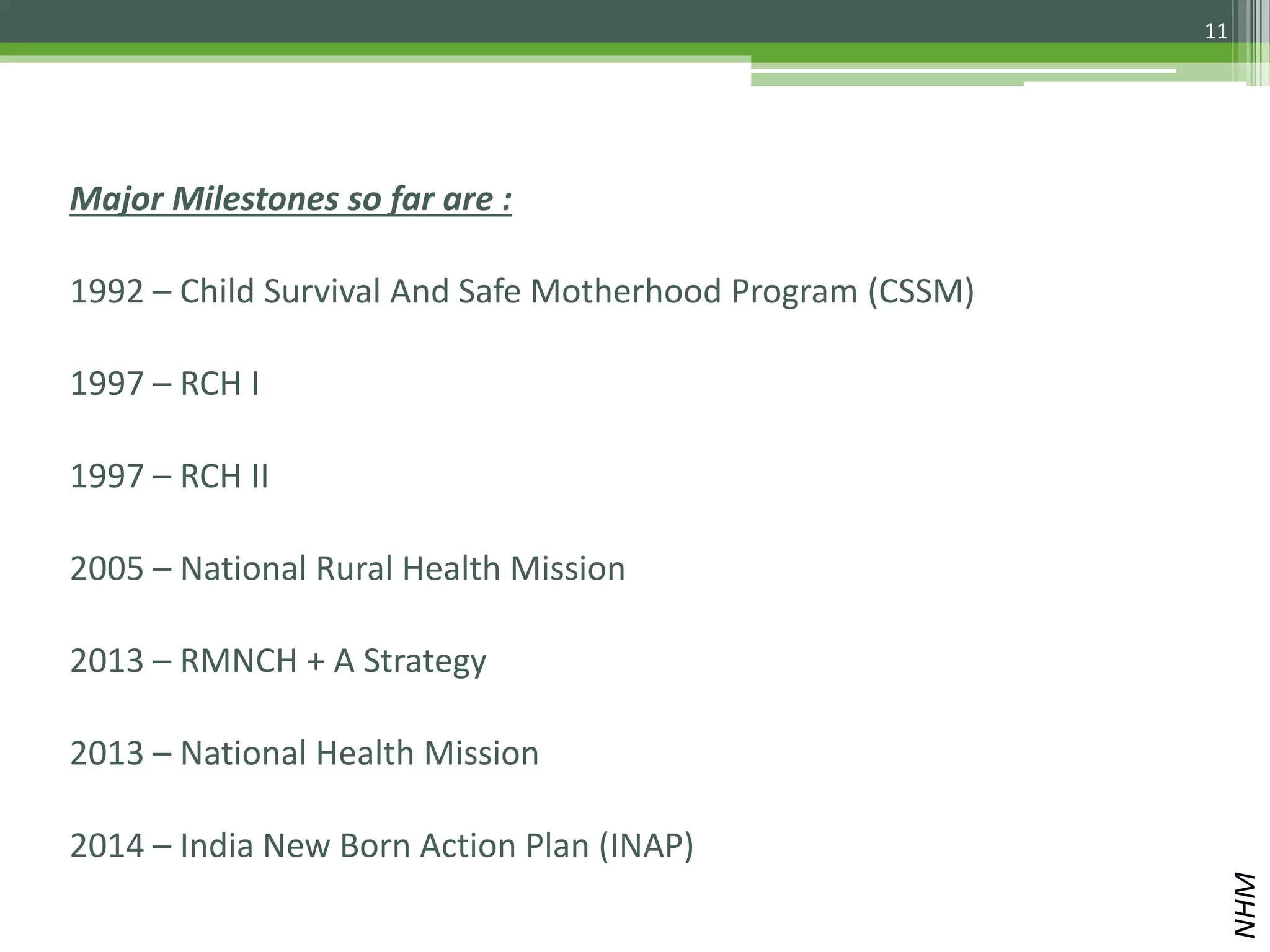 National health programs of India | PPTX | Lung and Respiratory Health ...