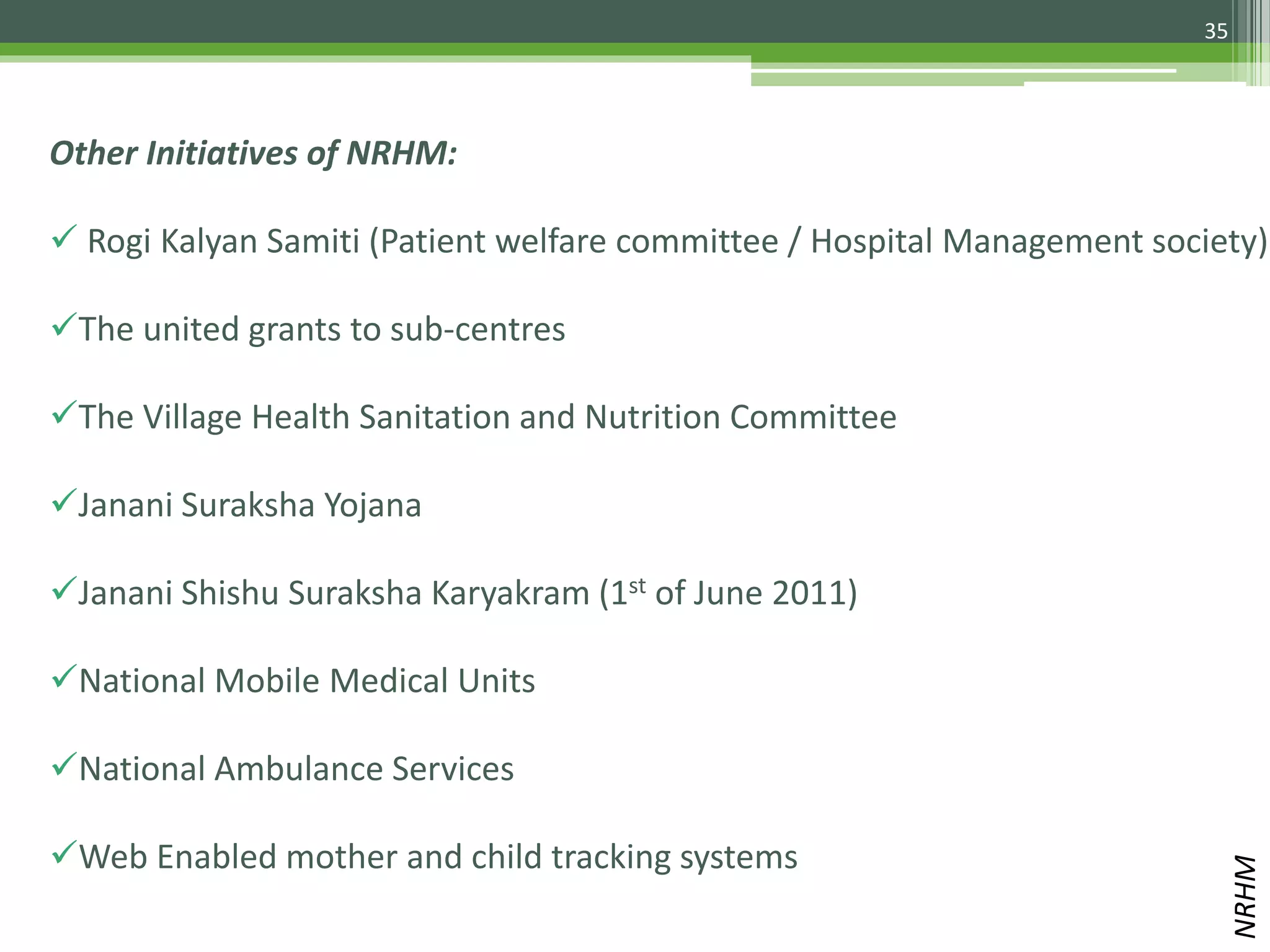 National health programs of India | PPTX