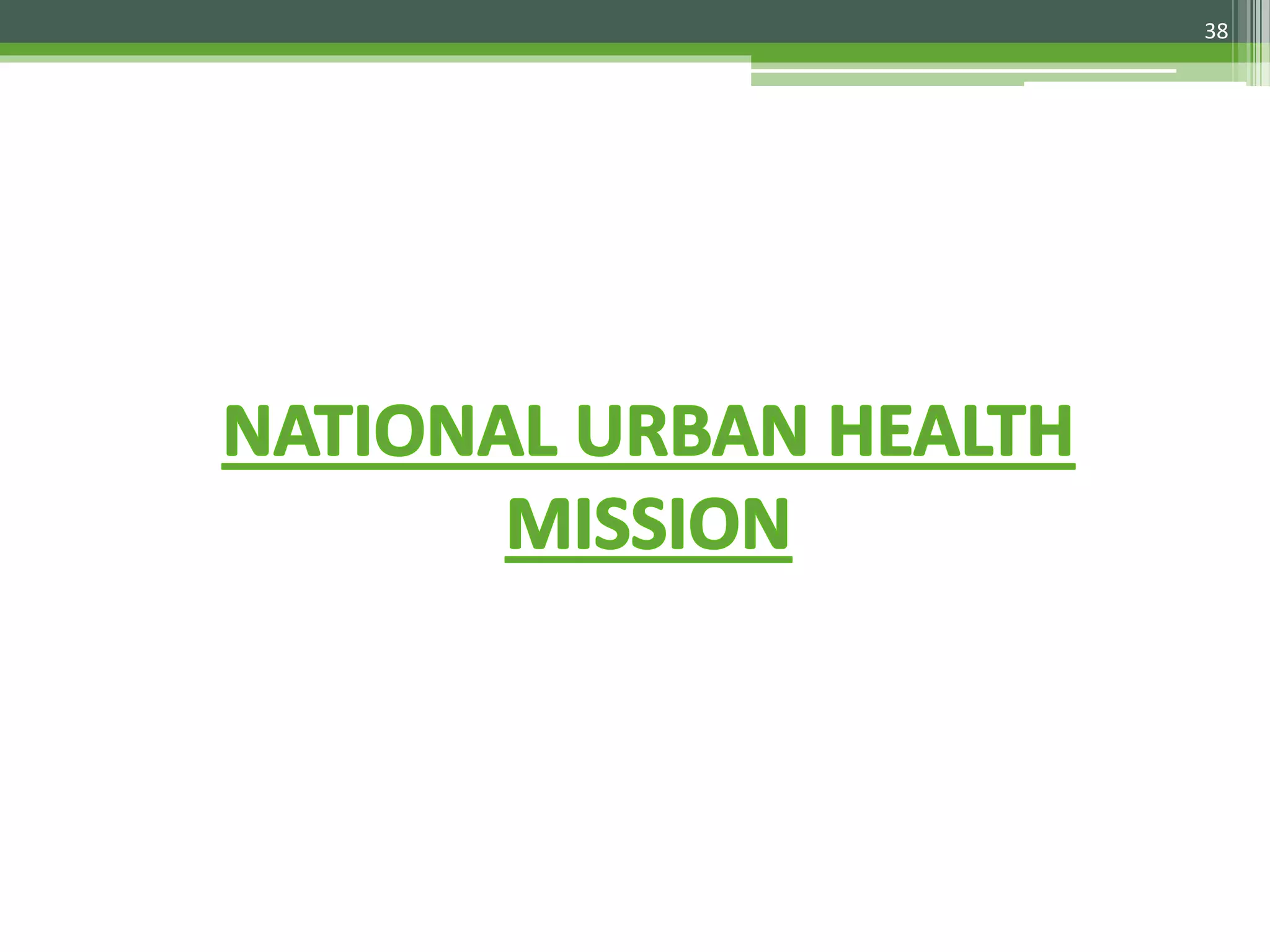 National health programs of India | PPTX