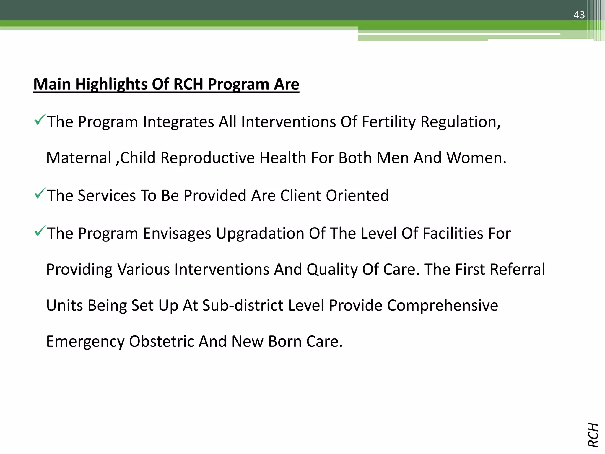 National health programs of India | PPTX