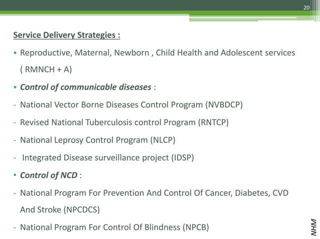 National health programs of India | PPTX | Lung and Respiratory Health ...