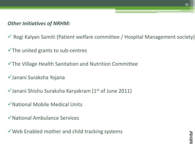 National health programs of India | PPTX | Lung and Respiratory Health ...