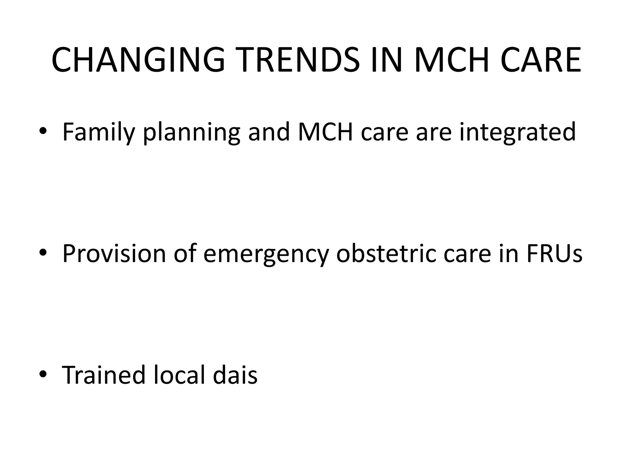 National health programs related to maternal and child health | PPTX