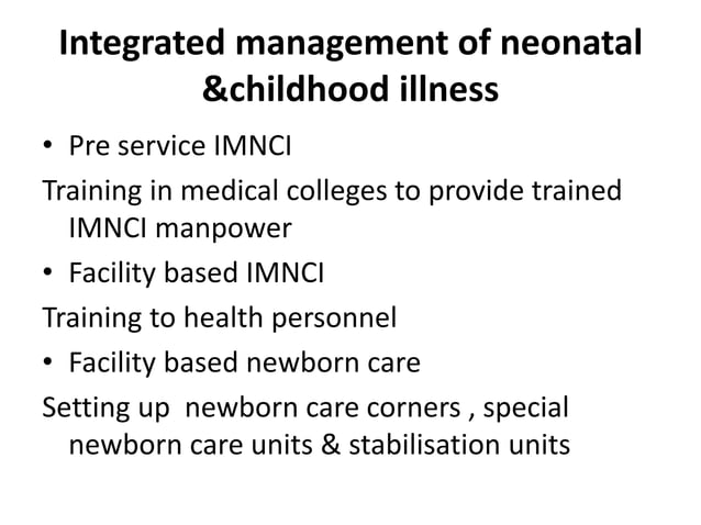 National health programs related to maternal and child health | PPTX ...