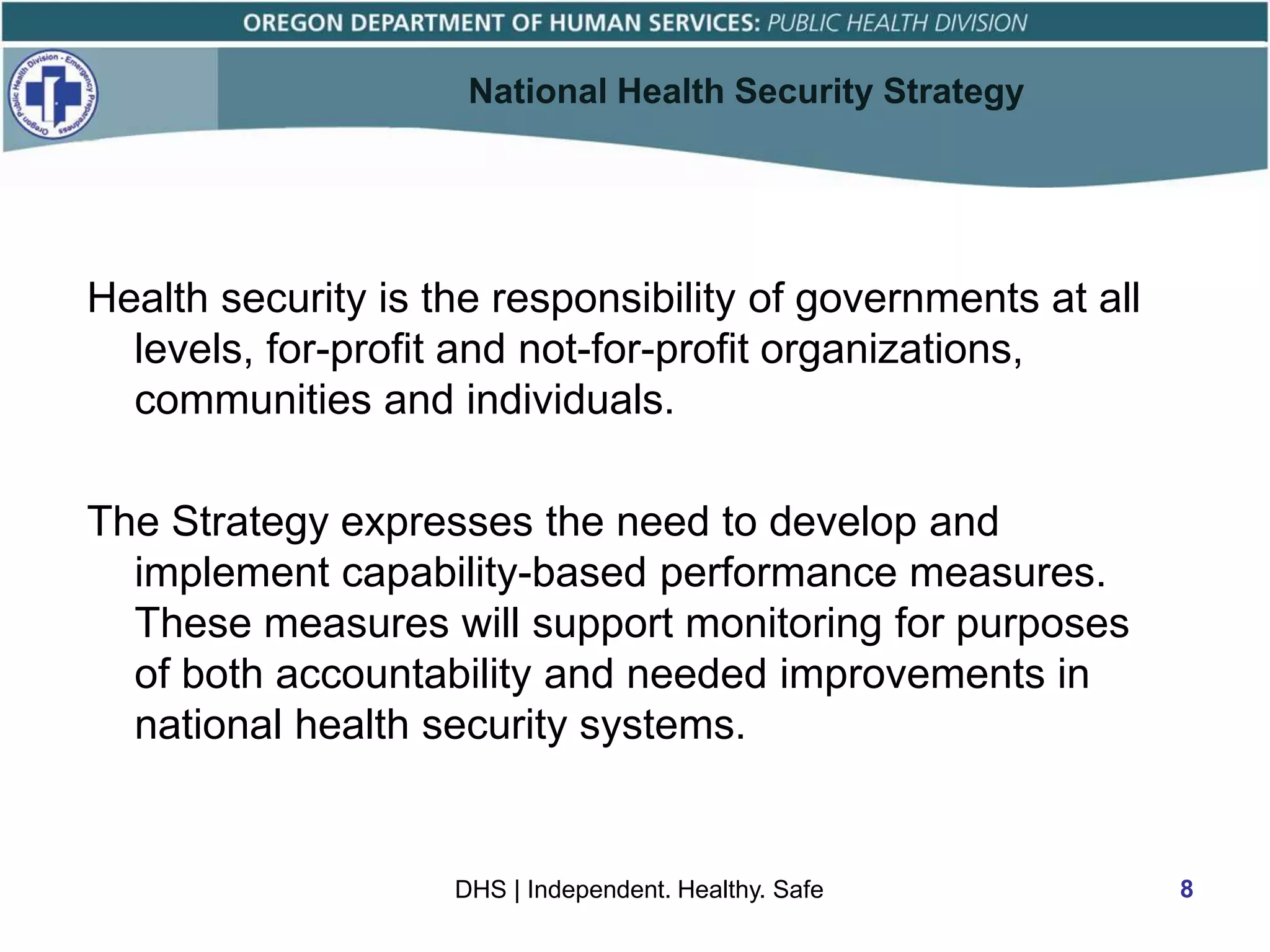 National Health Security Strategy.ppt
