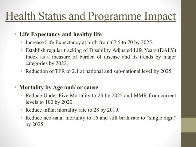 National Health Status, Goals and Policies.pptx | Health Insurance ...