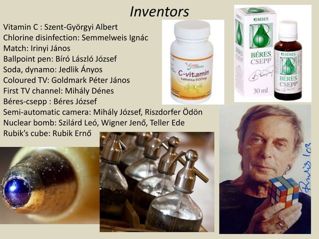 National heritage and famous people Hungary | PPT