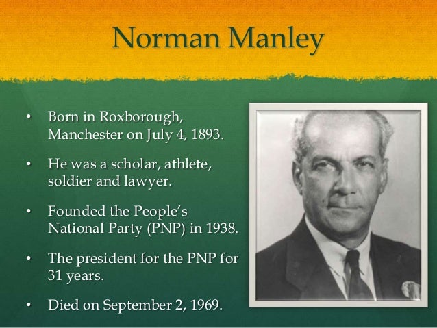 😎 Norman manley biography. Norman Washington Manley. 2019-01-08