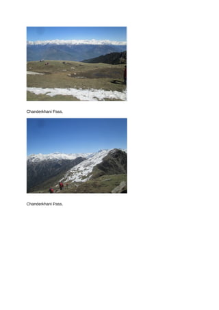National himalayan chanderkhani pass trek expedition and training with ...
