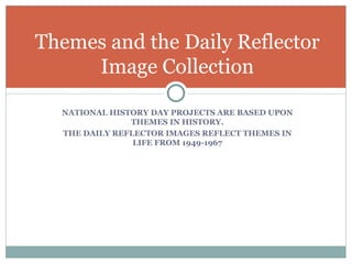 National History Day Projects | PPT