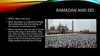 National holidays from around the world | PPTX