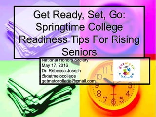 Get Ready, Set, Go: Springtime College Readiness Tips for Rising ...