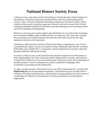 National Honors Society Essay.pdf