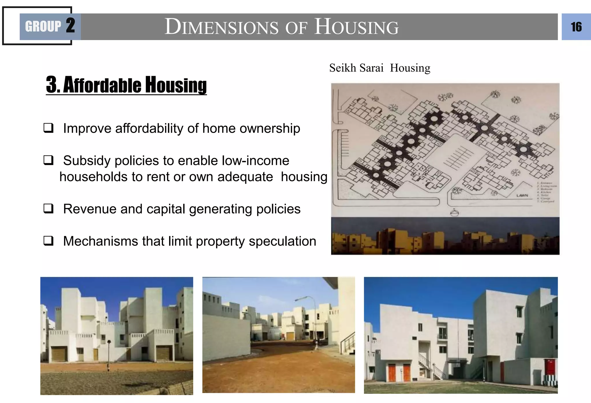 National Housing Policy & Habitat lll STUDY | PPTX