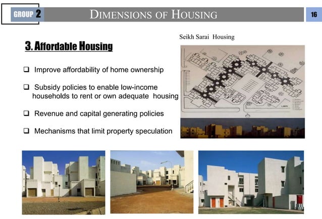 National Housing Policy & Habitat lll STUDY | PPTX