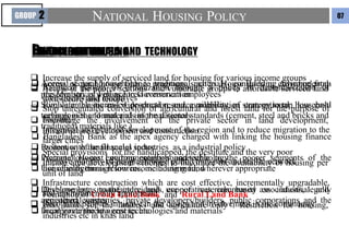 National Housing Policy & Habitat lll STUDY | PPTX