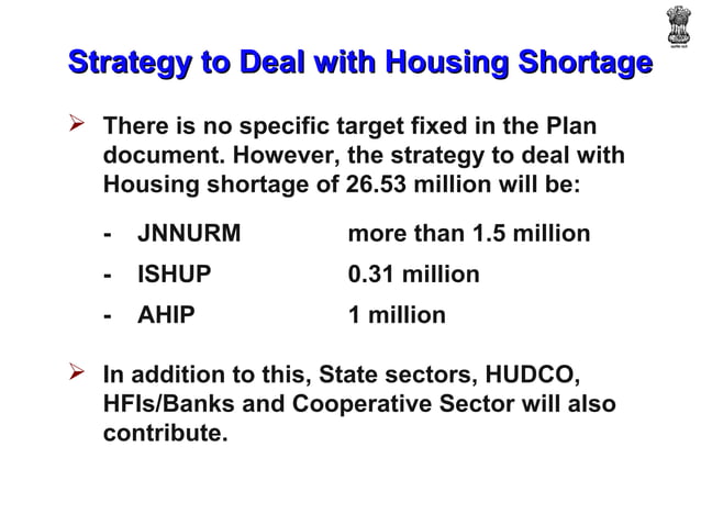 National housing & habitat policy priyank | PPT | Debated Sensitive ...