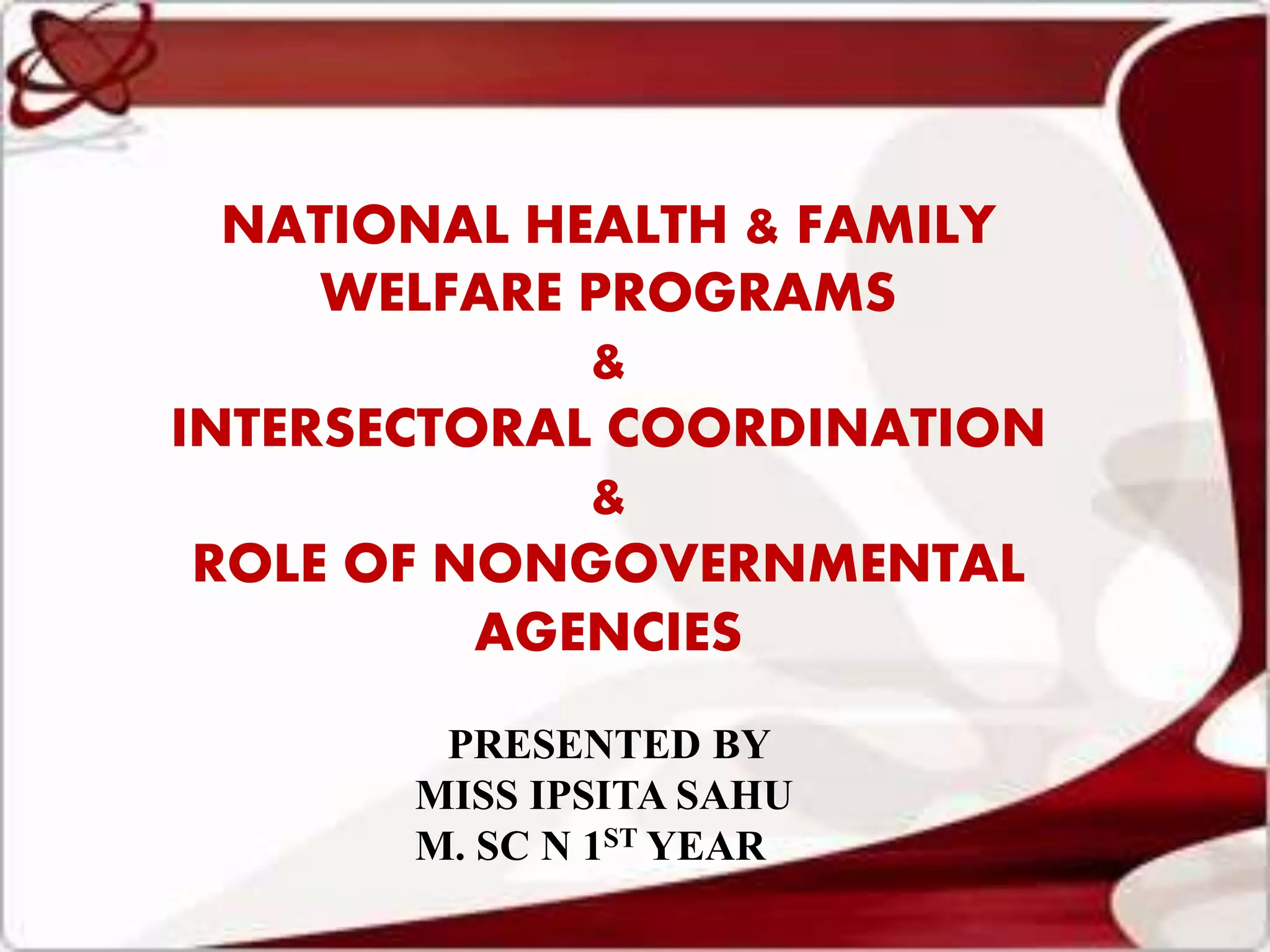 National Health Programs | PPTX