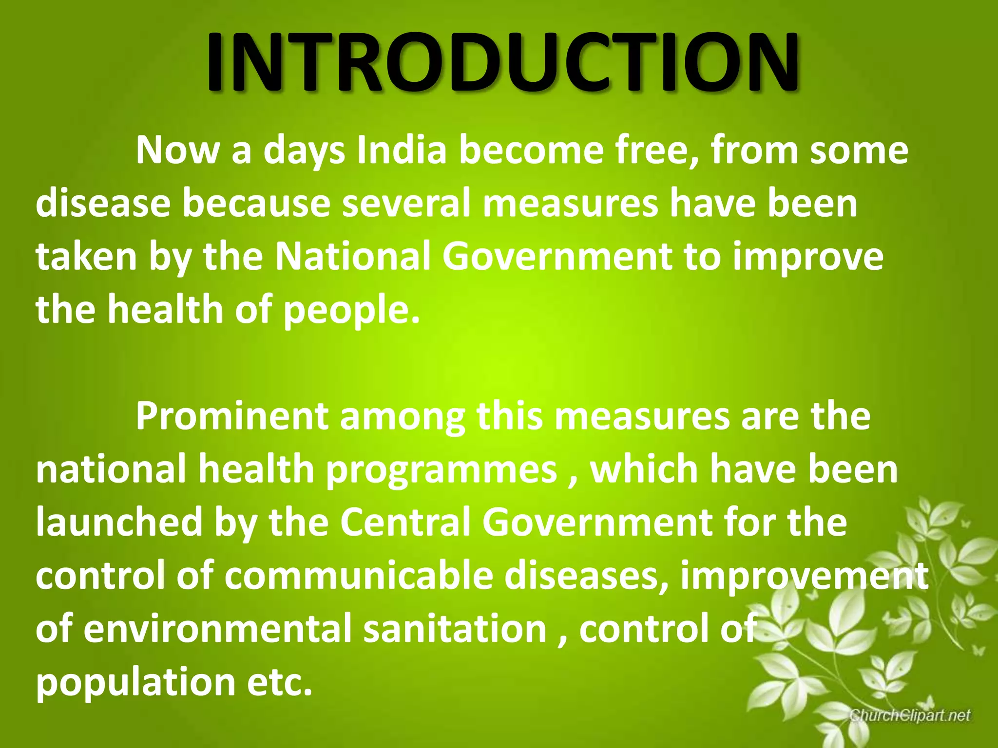 National Health Programs | PPTX