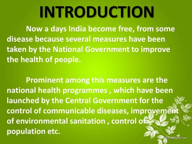 National Health Programs | PPTX
