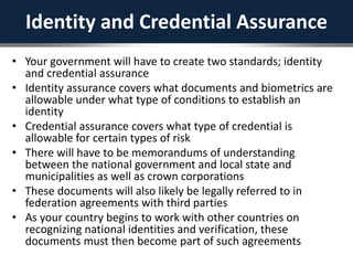 Developing Countries National ICT Identity Governance Strategy | PPTX