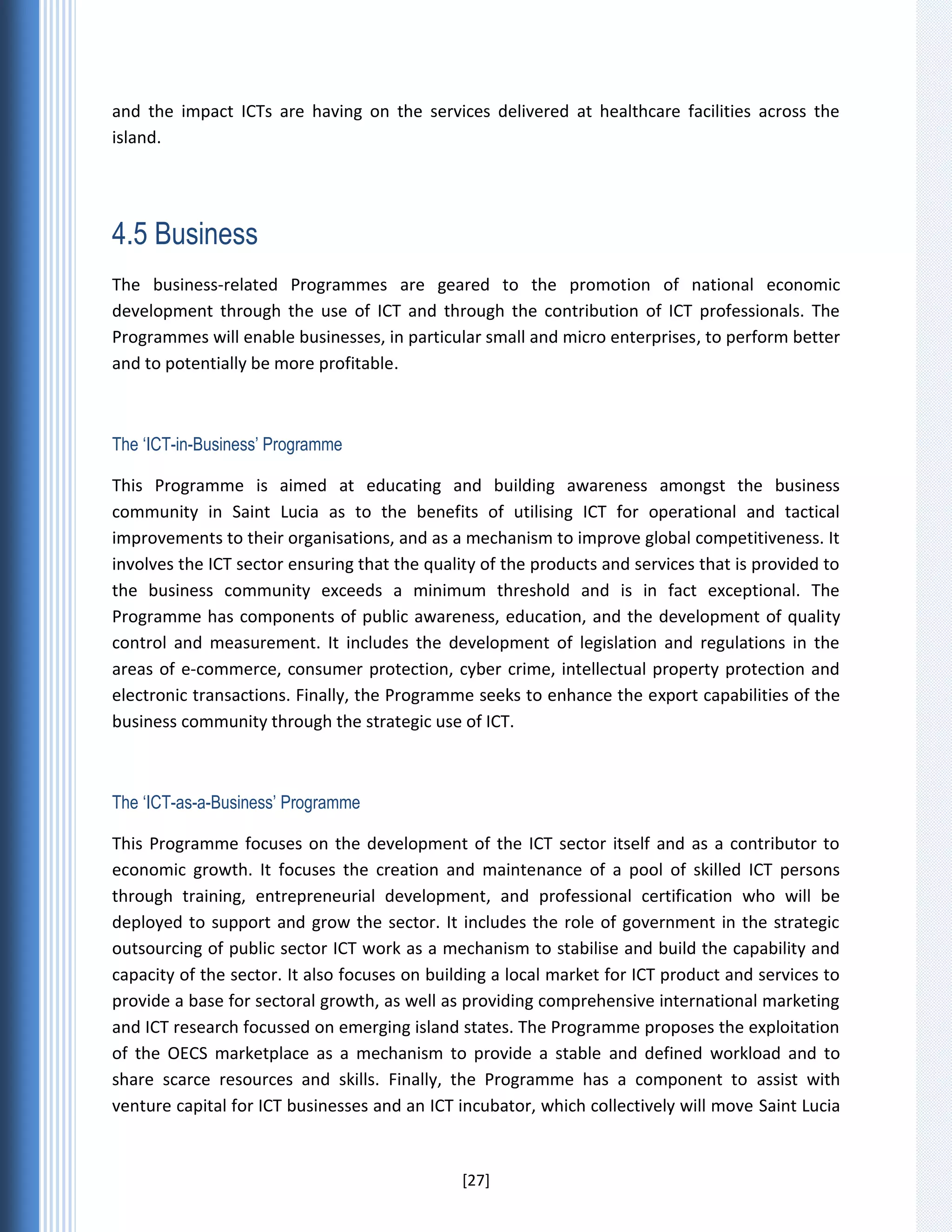 National ict policy and strategy 2013 2018 | PDF