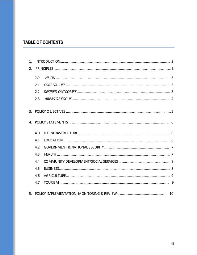 National ict policy and strategy 2013 2018