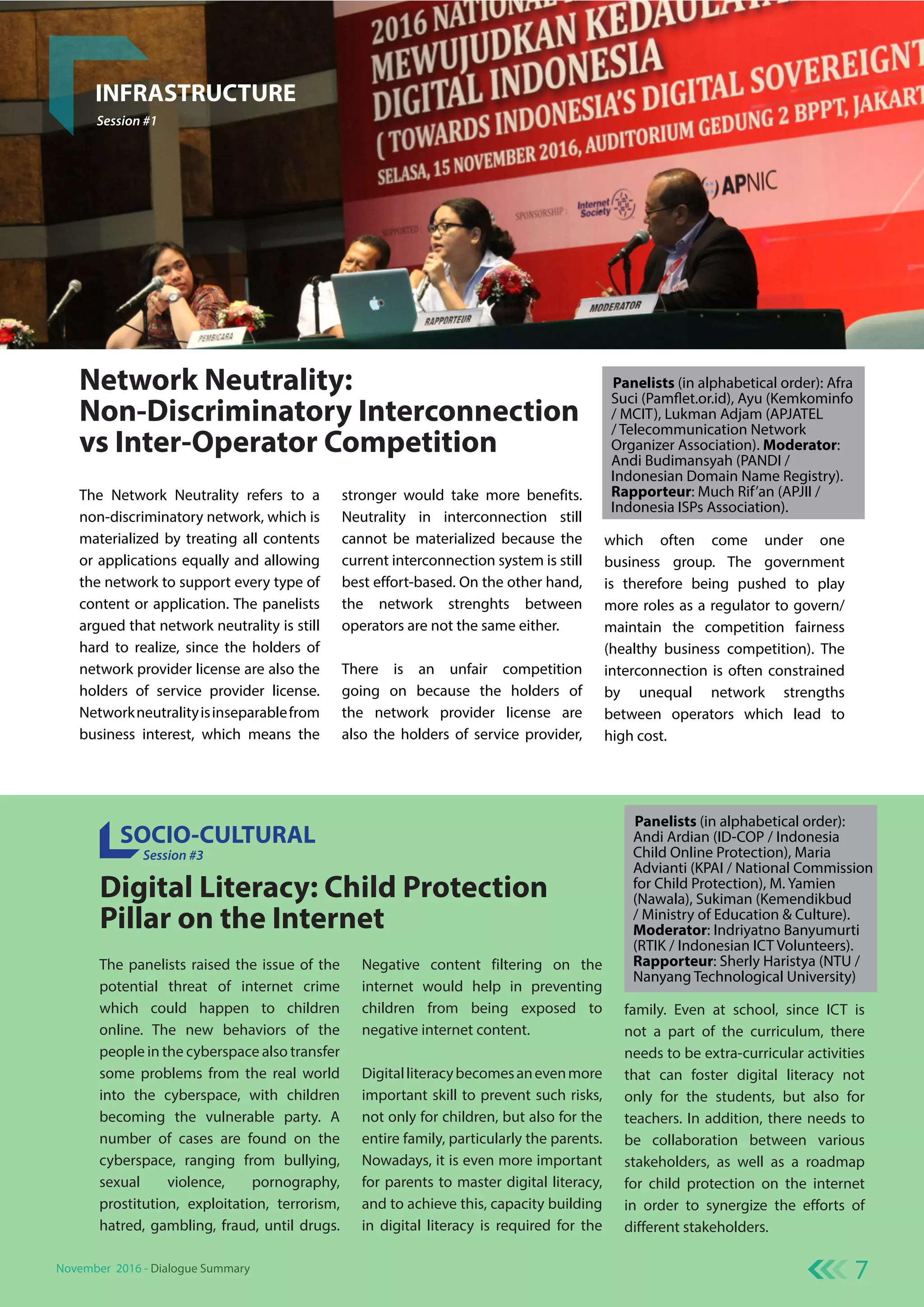 National ID-IGF Dialogue 2016 Summary | PDF