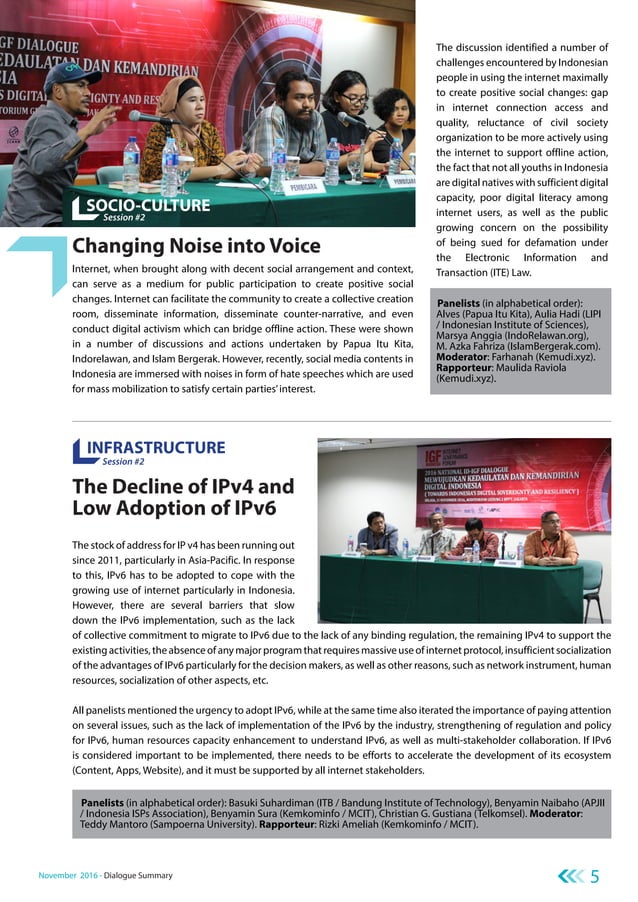 National ID-IGF Dialogue 2016 Summary | PDF