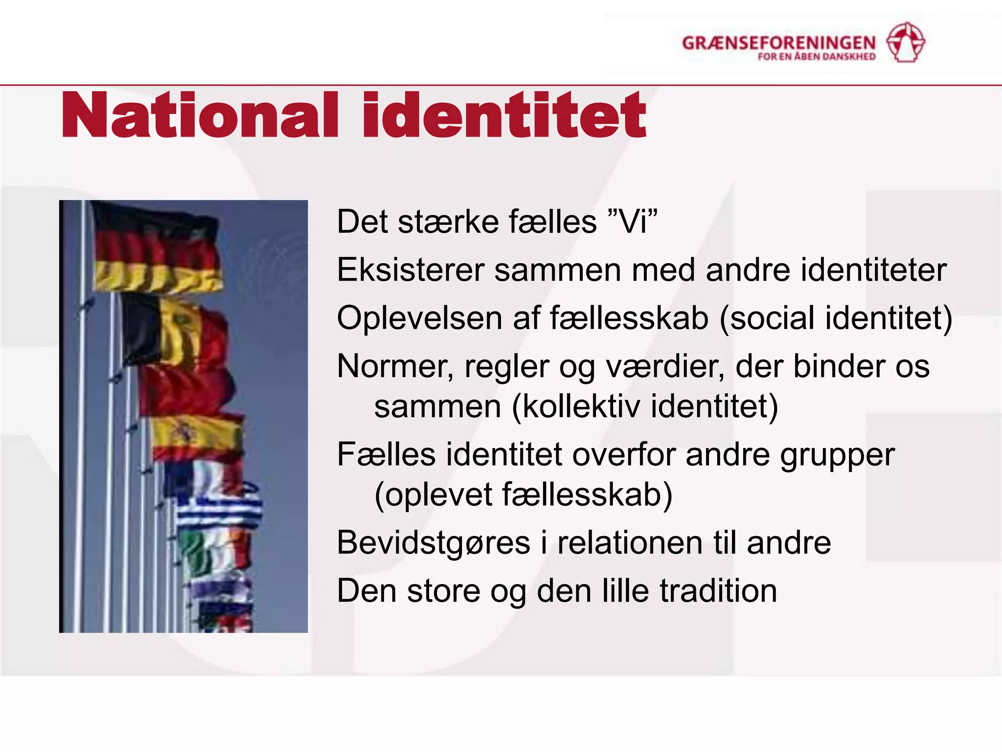 National identitet vi, de, dem og os | PPTX