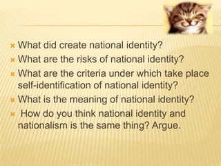 Nationalidentity | PPTX