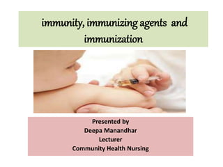 National immunization Program,immunity,immunization | PPTX